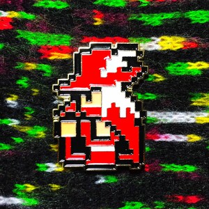 Retro 80s Final Fantasy 1 NES Inspired 8-bit Enamel Pin Red Mage Lapel ...