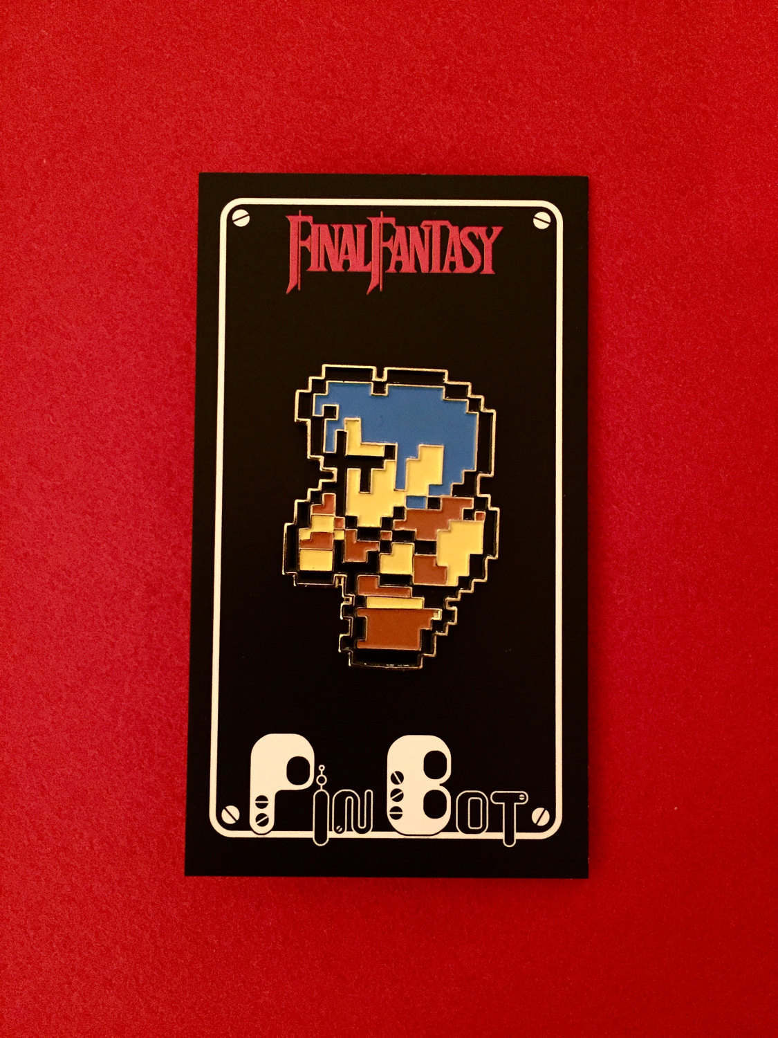 Retro 80s Final Fantasy 1 NES Inspired 8-bit Enamel Pin - Etsy