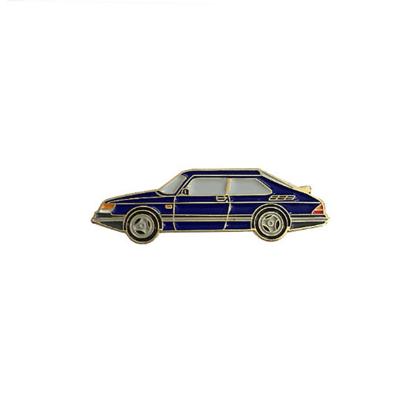 Vintage Car Enamel Pin | Saab 900 | 70s | 80s | 90s Nostalgia - Etsy