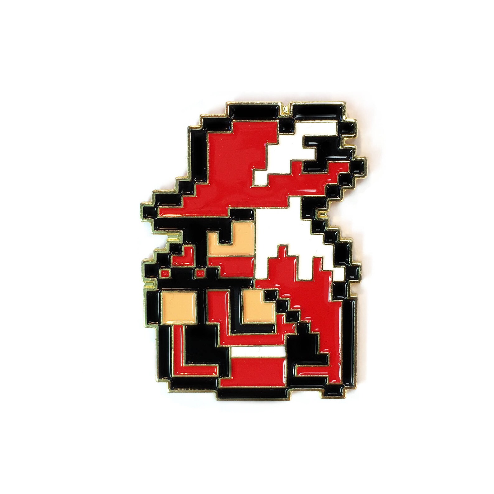 Retro 80s Final Fantasy 1 NES Inspired 8-bit Enamel Pin Red - Etsy