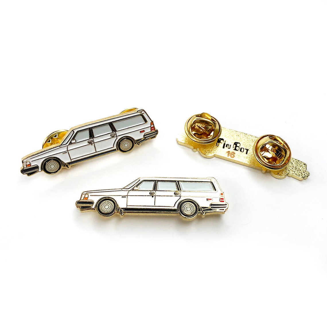 Vintage Car Enamel Pin Volvo 240 Wagon 70s 80s 90s | Etsy