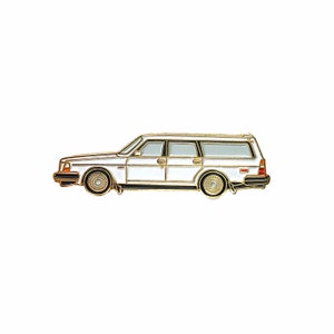 Vintage Car Enamel Pin | Volvo 240 Wagon | 70s | 80s | 90s Nostalgia - Etsy