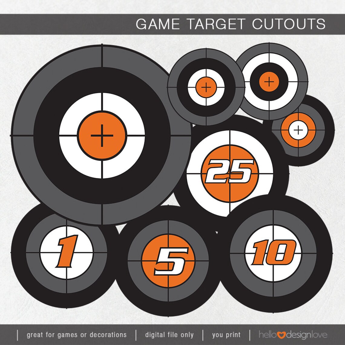 Targets, Dart Gun Targets, Dart Gun Party Games, Dart Gun Wars Party ...