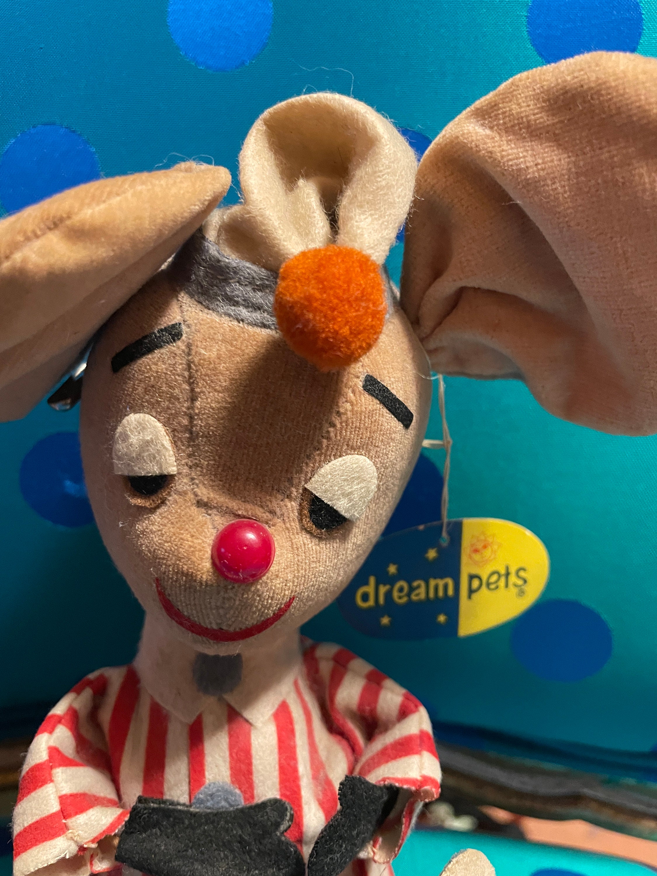 Vintage Stuffed Mouse - Toys R Dakin Midnight Mouse Dream Pets Made in ...