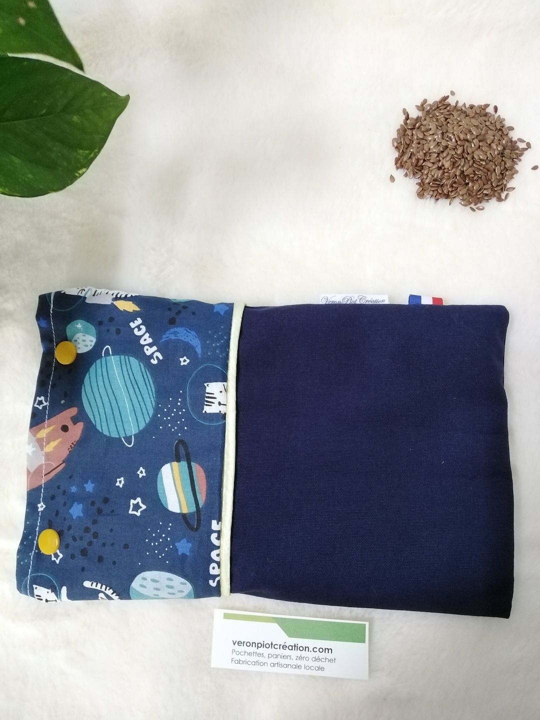 Dry Hot Water Bottle Organic Flaxseed, Child Gift, Veronpiotcreation ...