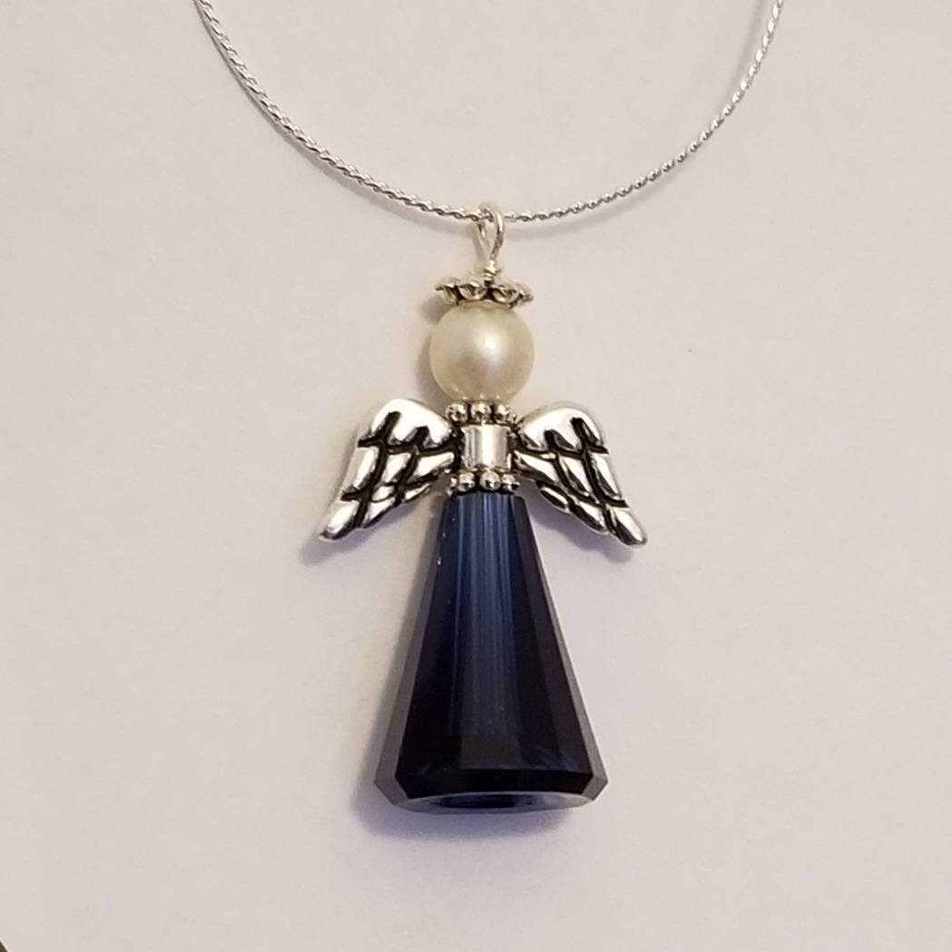 Crystal Angel Pendant - Etsy