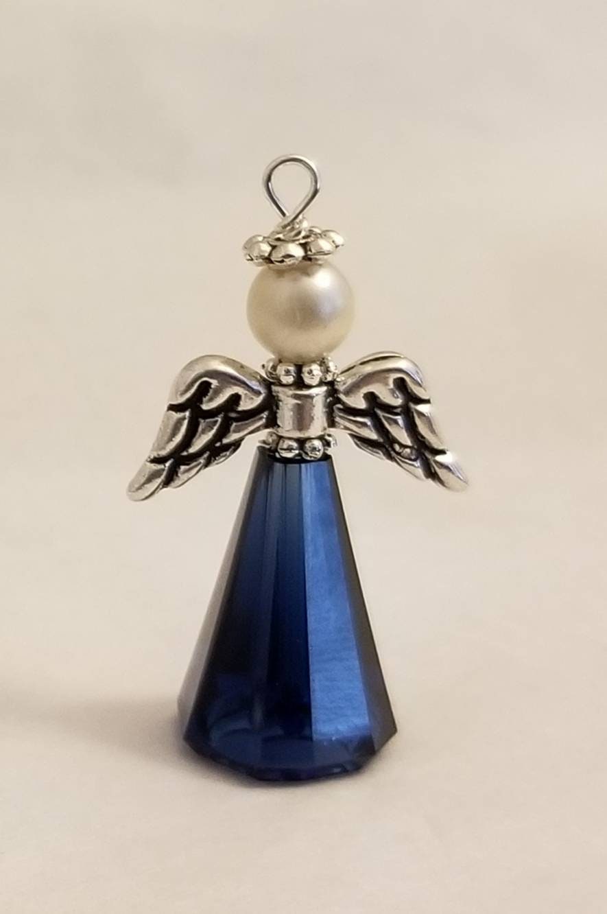 Crystal Angel Pendant - Etsy