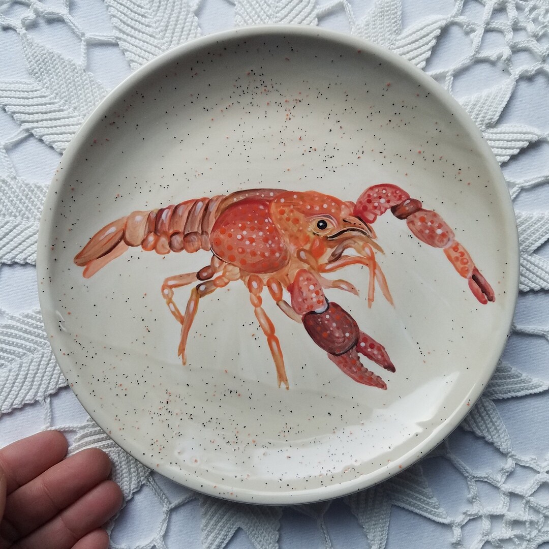 Ocean Creatures Plate Octopus Plate Plover Ocean Animal Sea Star Dinner ...