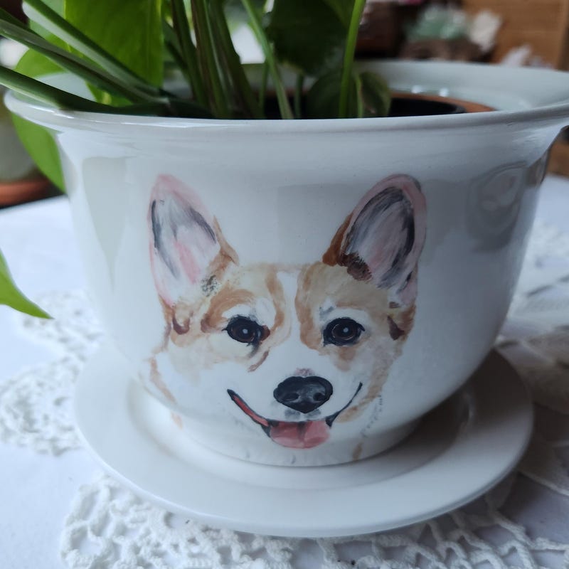 Large Cat Flower Pots - Etsy