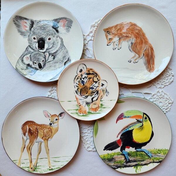 Penguin Plate - Etsy