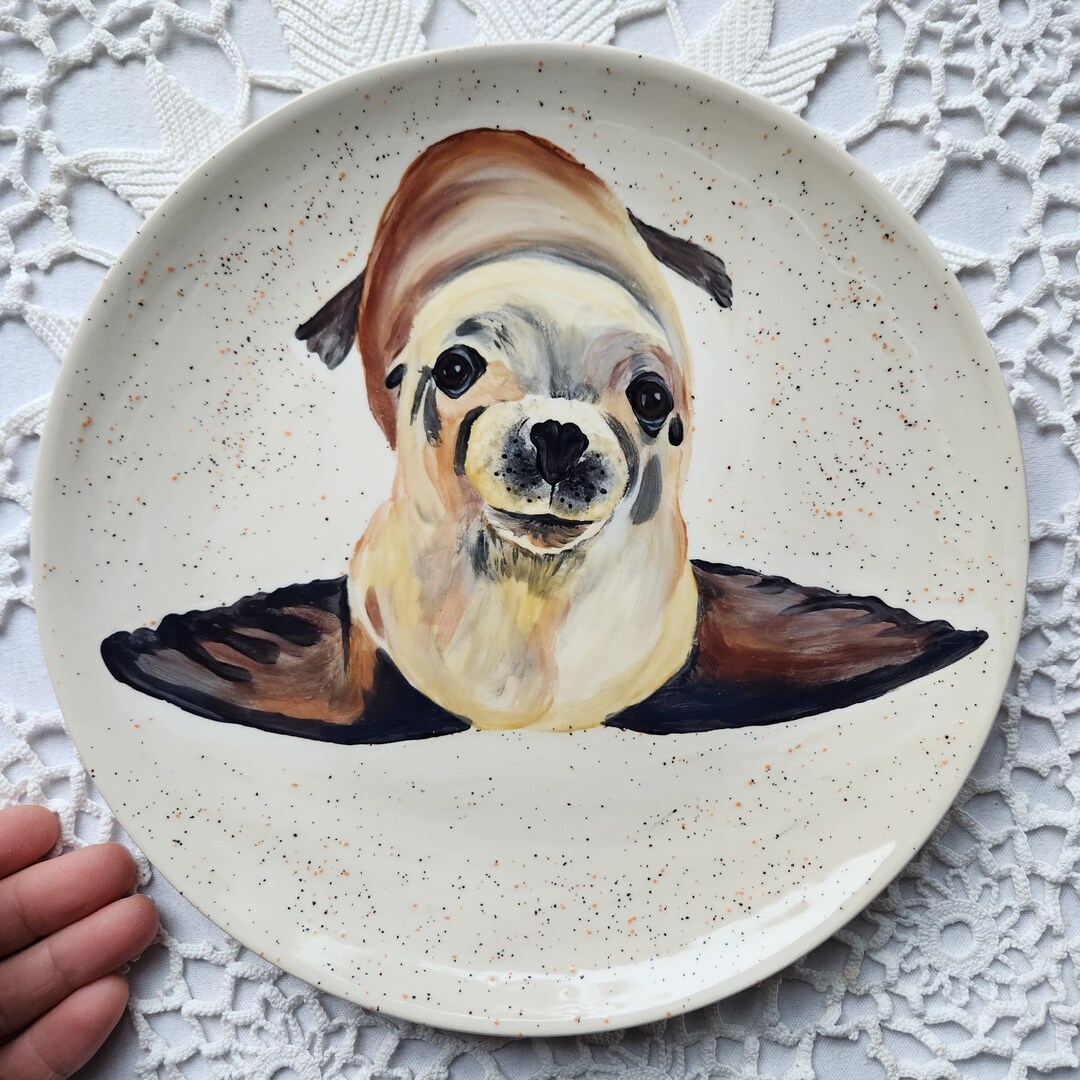 Ocean Creatures Plate Octopus Plate Plover Ocean Animal Sea - Etsy