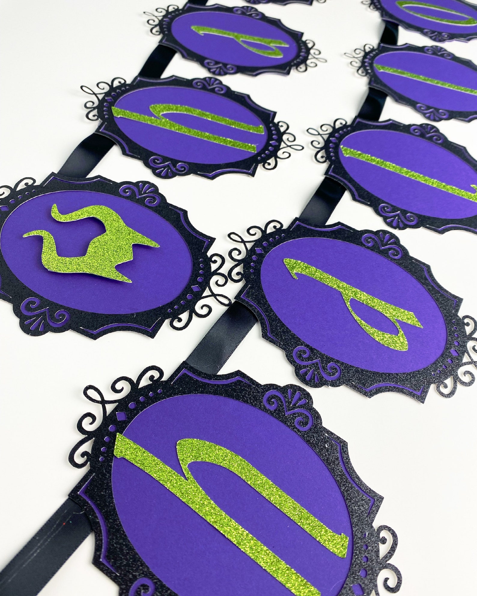 Maleficent Banner, Disney Party Decor, Maleficent Party, Halloween ...