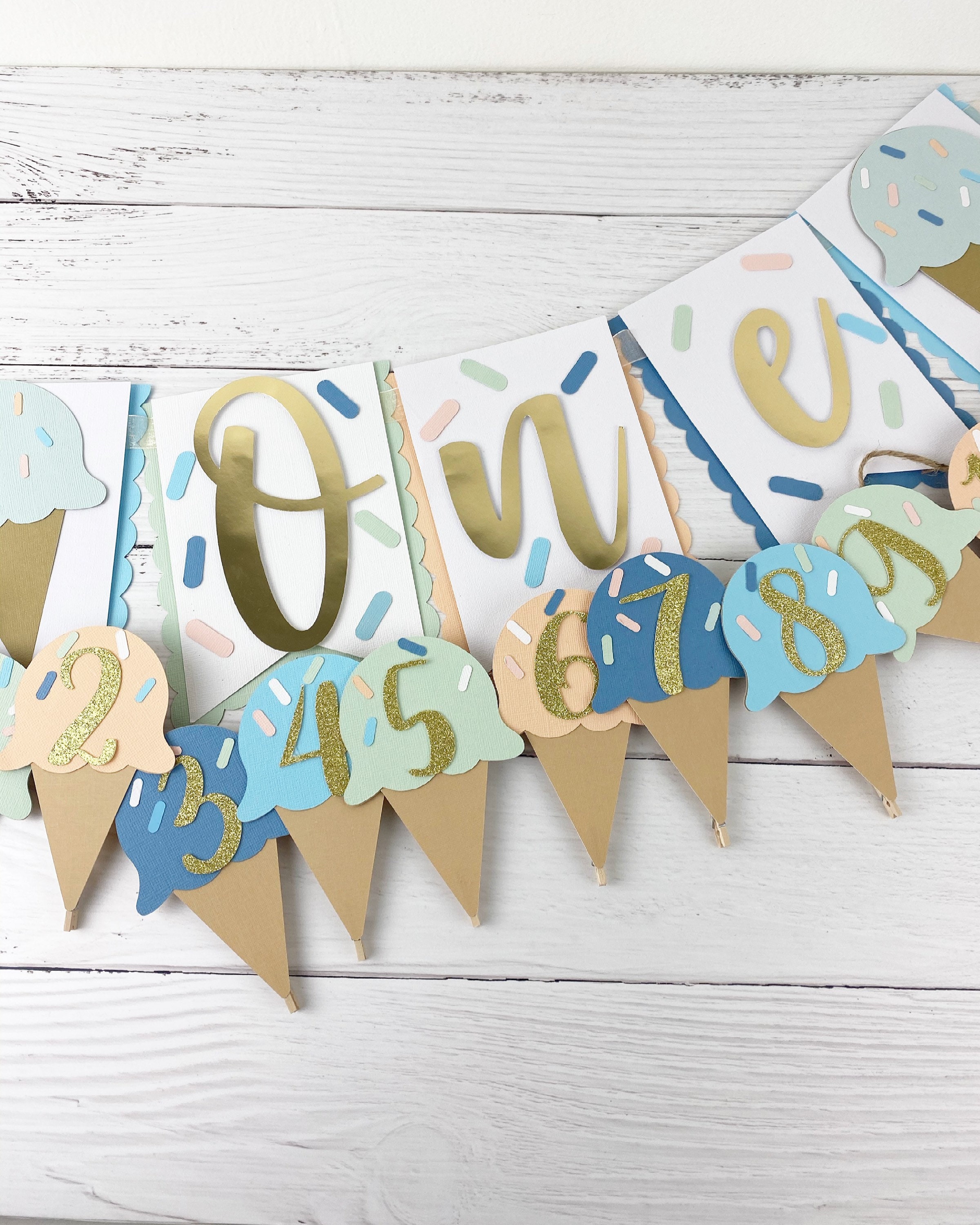 Ice Cream High Chair Sign Ice Cream Theme Ice Cream Party | Etsy