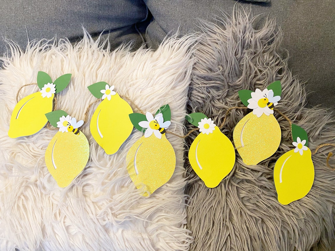 Lemon Banner Lemon Theme Main Squeeze - Etsy