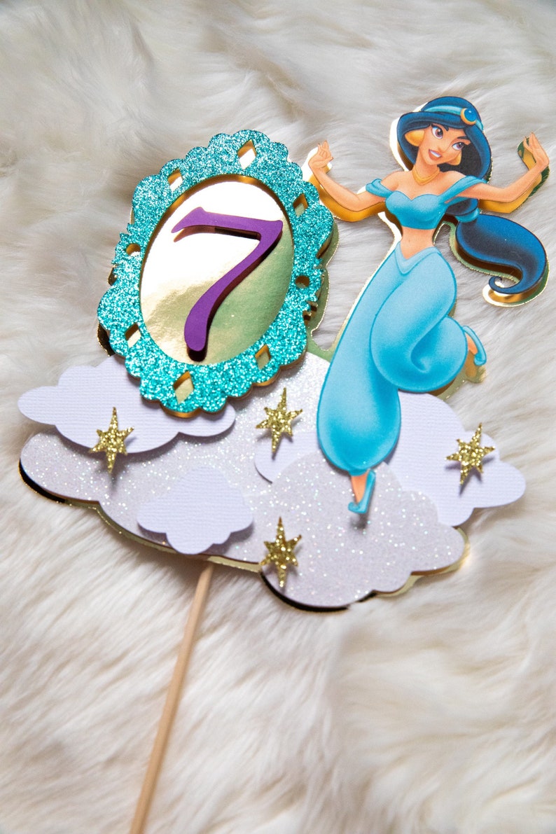 Princess Jasmine Disney Princess Jasmine Cake Topper Disney | Etsy