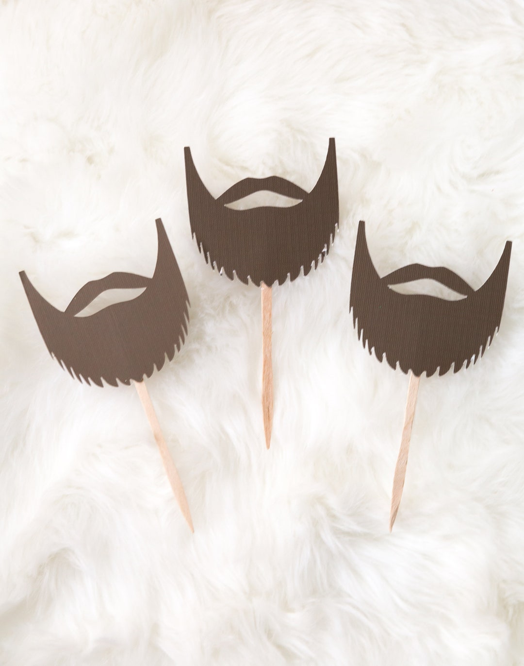 Beard Cupcake Toppers. Lumber Jack Theme. Kids Party - Etsy