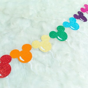Mickey Balloon Banner Mickey Banner Disney Garland Mickey - Etsy