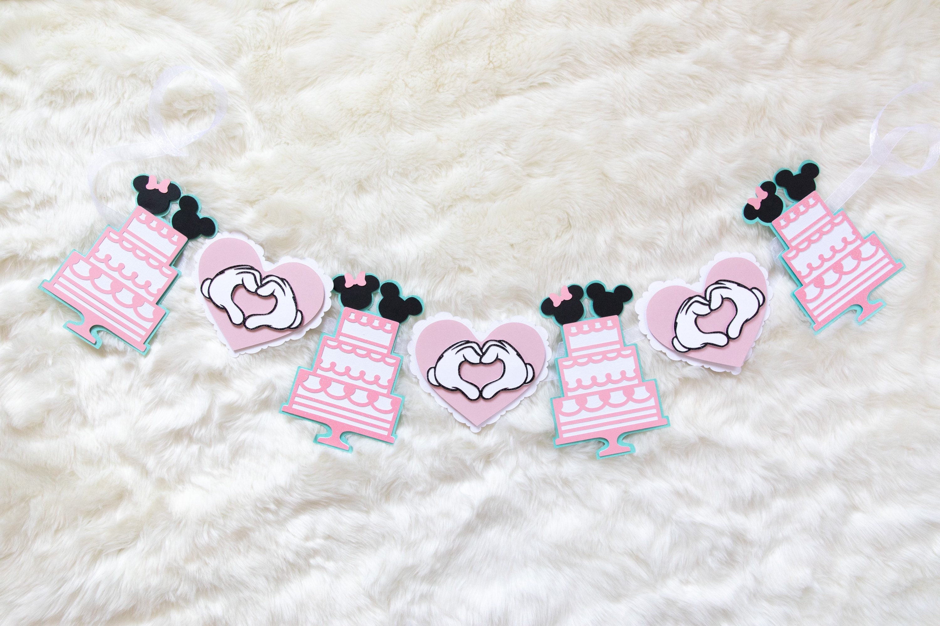 Disney Wedding Banner, Disney Cake, Disney Bride, Bridal Party Decor - Etsy