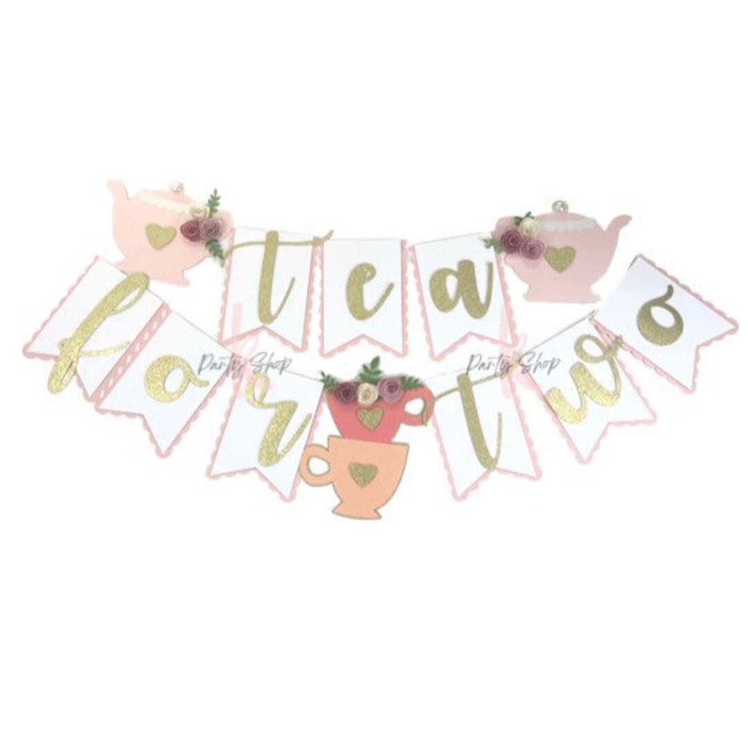 Tea for Two, Tea Time, Tea Party, Tea Theme, Turning Two - Etsy