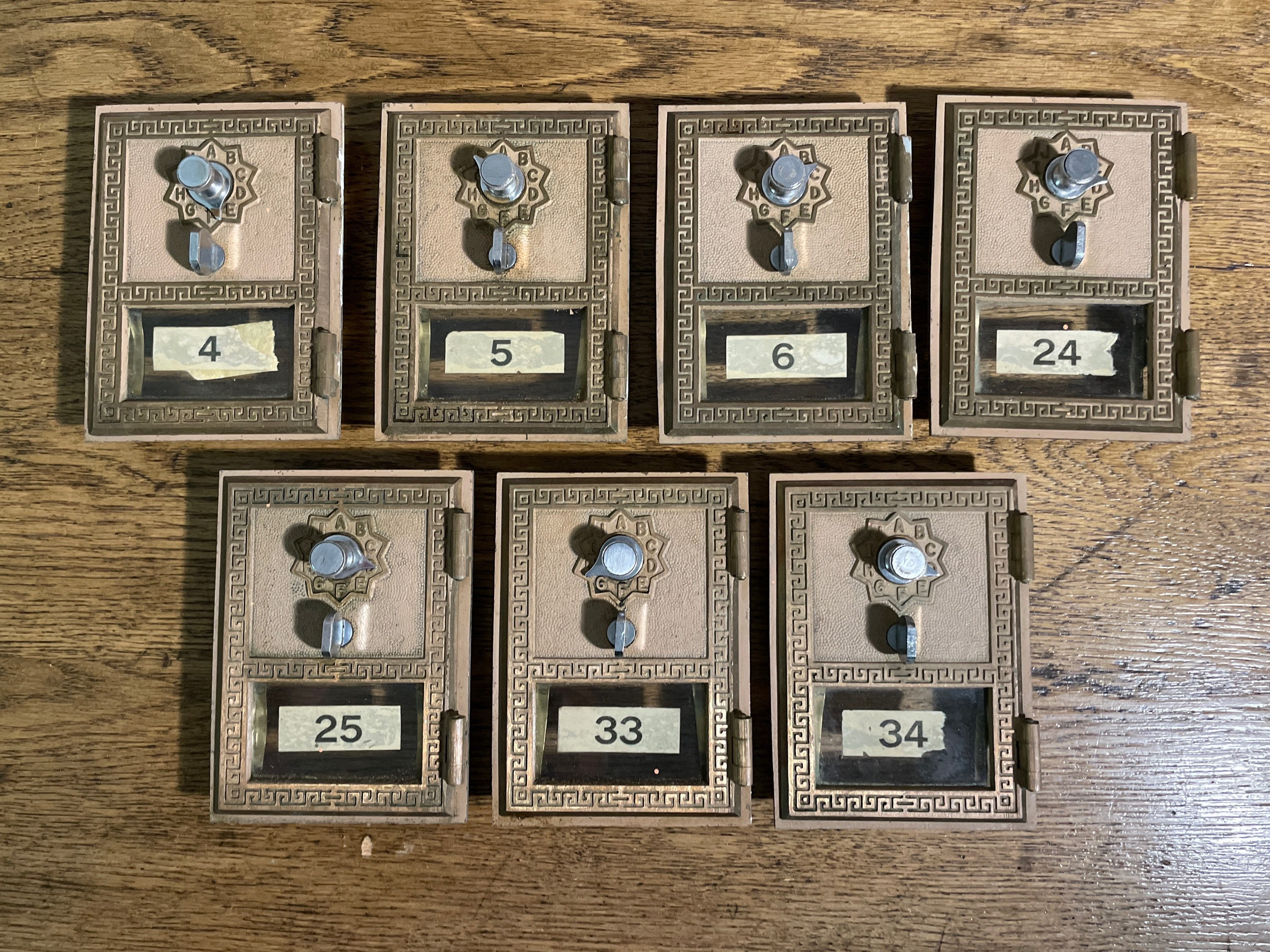 Post Office Box Door P.O. Door Mail Box Postal Antique-us W/ - Etsy