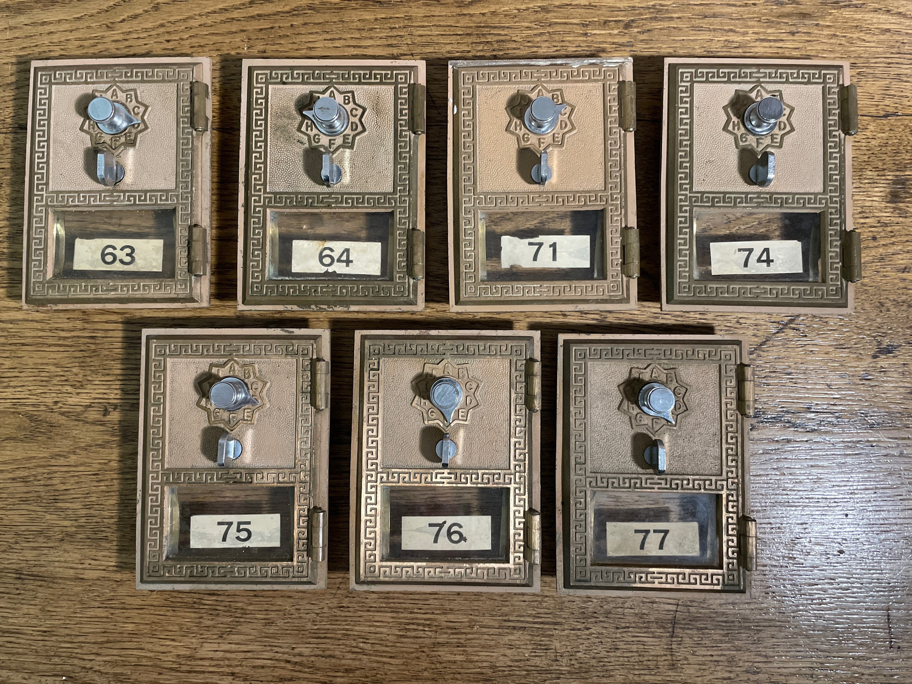 Post Office Box Door P.O. Door Mail Box Postal Antique-us W/ - Etsy