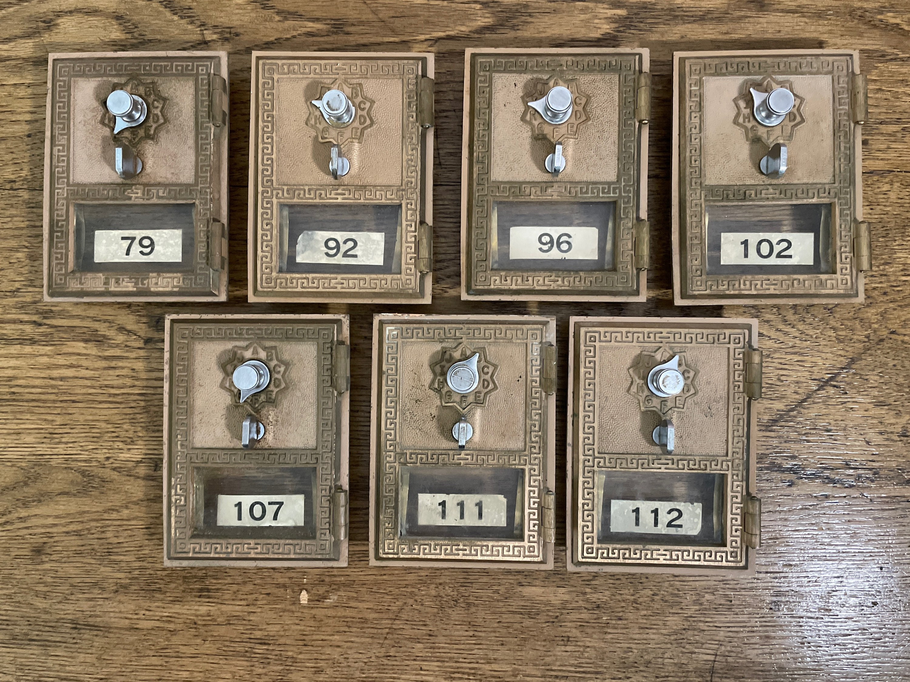 Post Office Box Door P.O. Door Mail Box Postal Antique-us W/ - Etsy