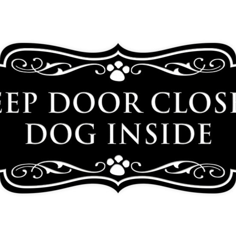 Keep Door Closed Signs - Etsy