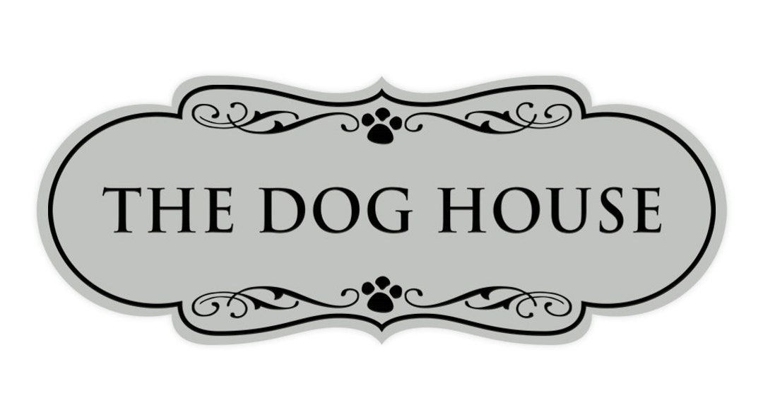 Designer the Dog House Wall or Door Sign - Etsy