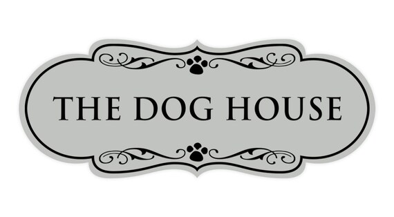 Designer the Dog House Wall or Door Sign - Etsy