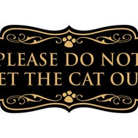 Cat Sign - Etsy
