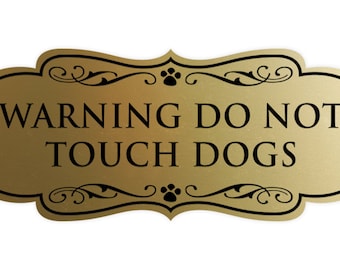Do Not Touch Dog - Etsy