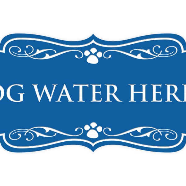 Dog Water Sign - Etsy