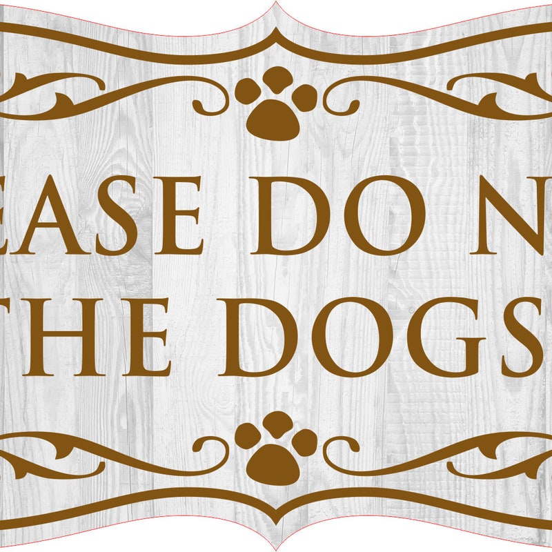 Keep Out Dog Sign - Etsy