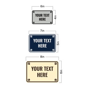 Motto Lita Classic Framed Paws, Custom Personalized Dog or Cat Themed ...