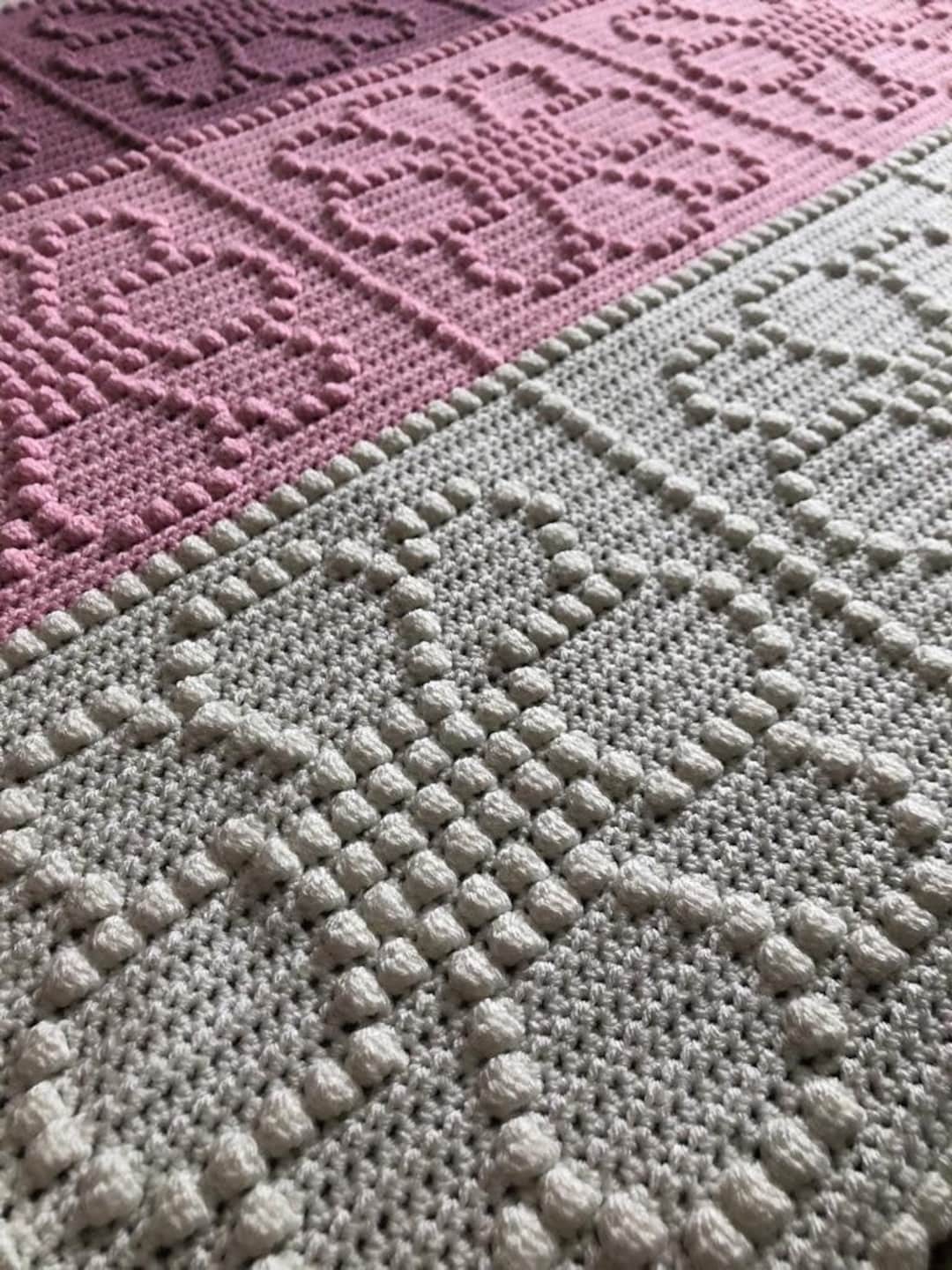 Flower Bobble Baby Blanket Pattern - Etsy
