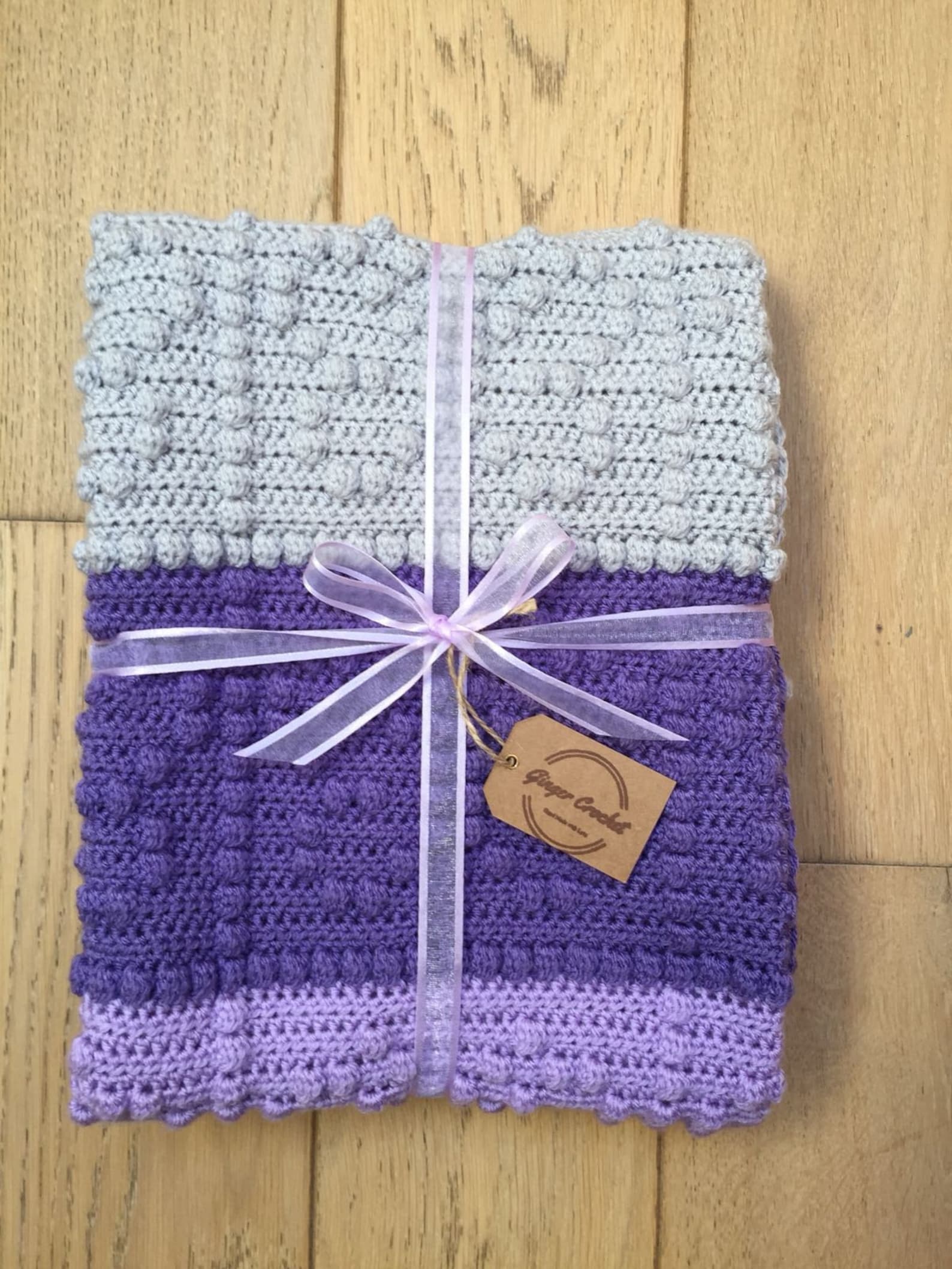 Butterfly Bobble Baby Blanket Pattern - Etsy Canada