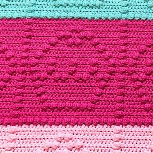 Flower Bobble Baby Blanket Pattern - Etsy