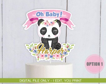 Pandacorn Cake Topper - Etsy