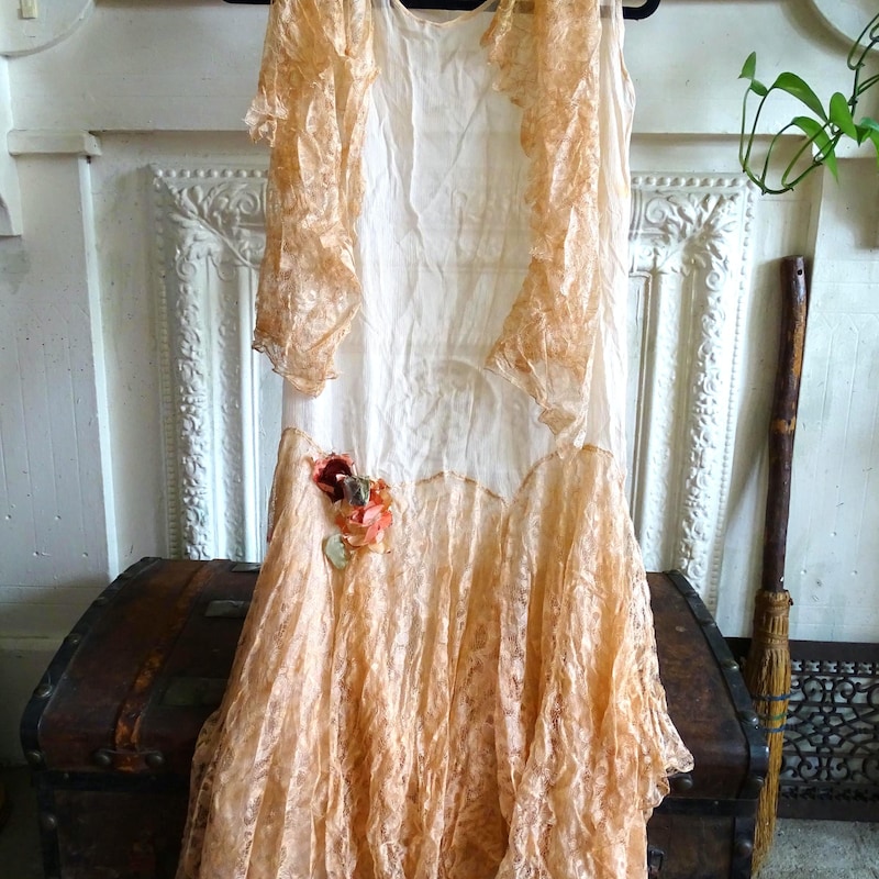 1920s Pink Flapper Dress - Etsy