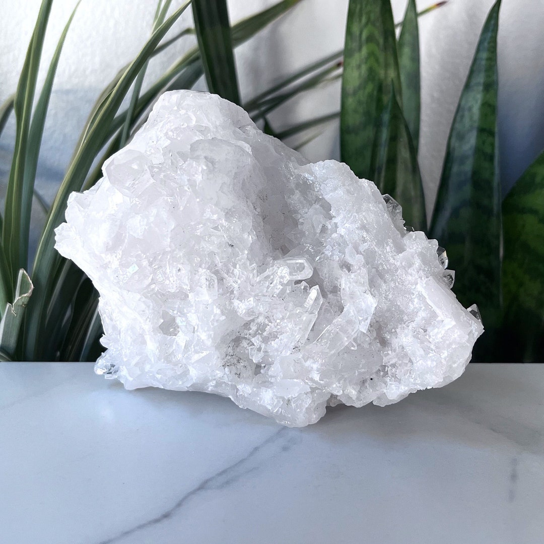 Large Quartz Cluster / Quartz Crystal / Quartz Stone / Crystal Cluster ...