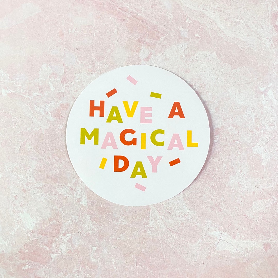 Have a Magical Day Disney Inspired Cast Member Vinyl Small Sticker ...