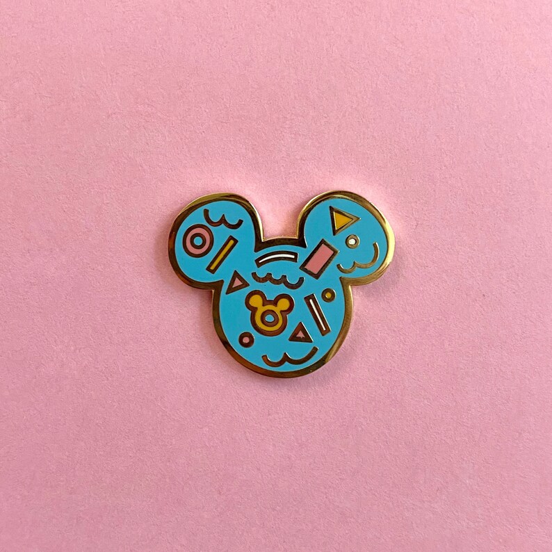 Mickey Swimming Pool Disney Inspired Hard Enamel Pin - Etsy