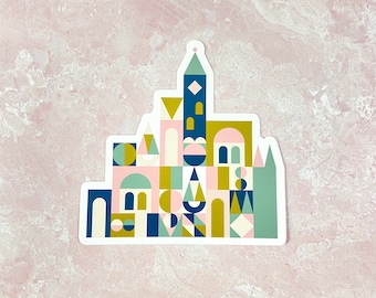 Sticker Its a Small World Wall Inspired Cute Vinyl Small | Etsy