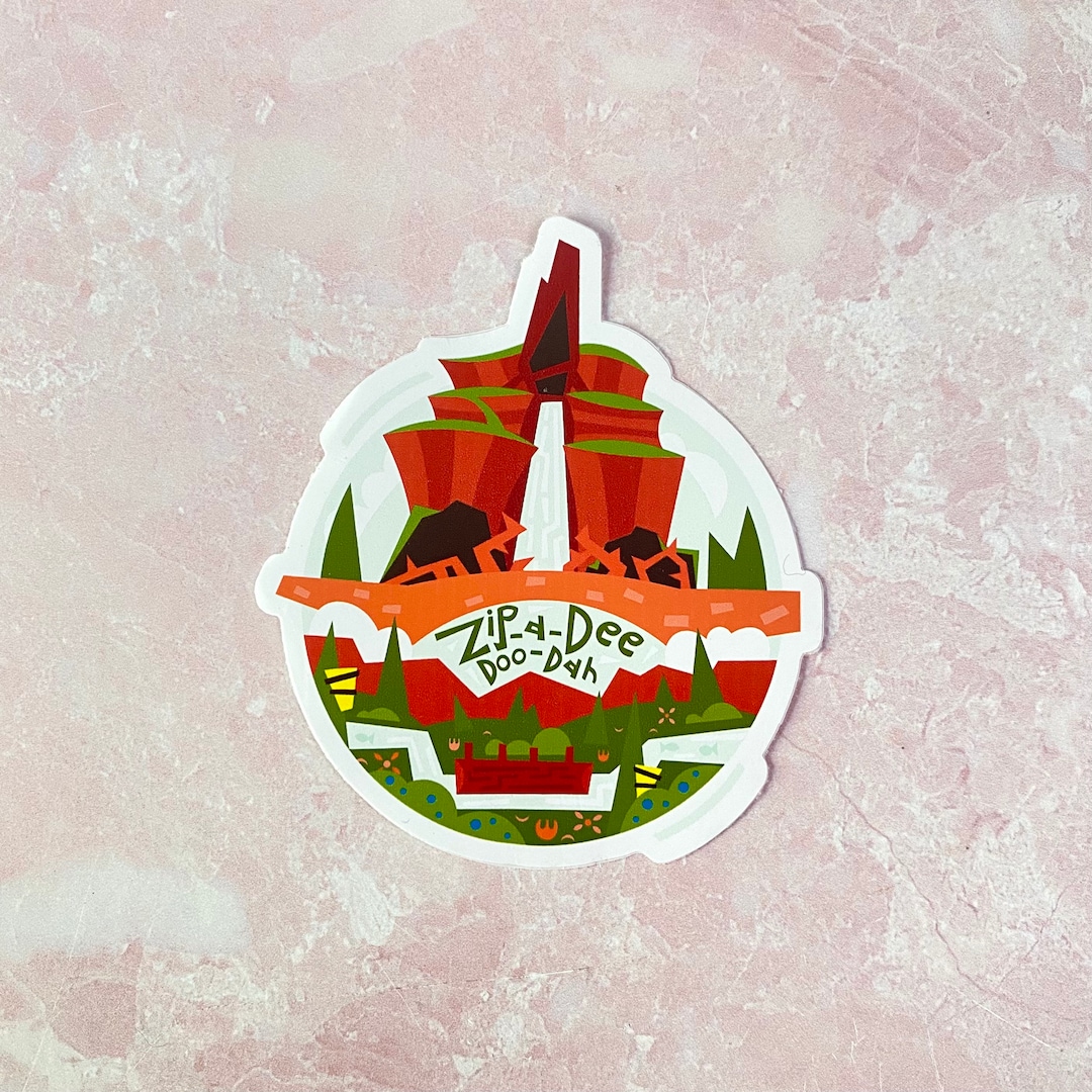 Zip a Dee Doo Dah Splash Mountain Inspired Disney Attraction Cute Vinyl ...