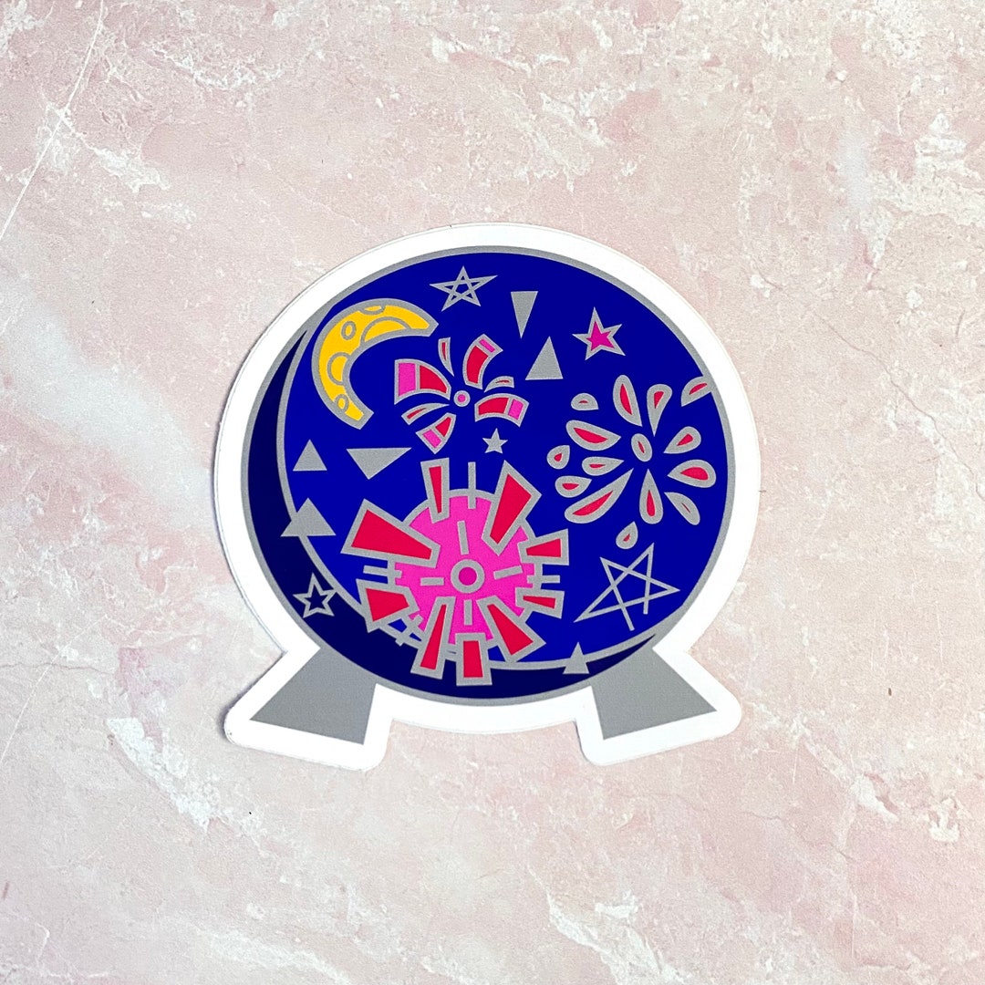 Epcot Fireworks Cute Vinyl Small Sticker Design - Etsy