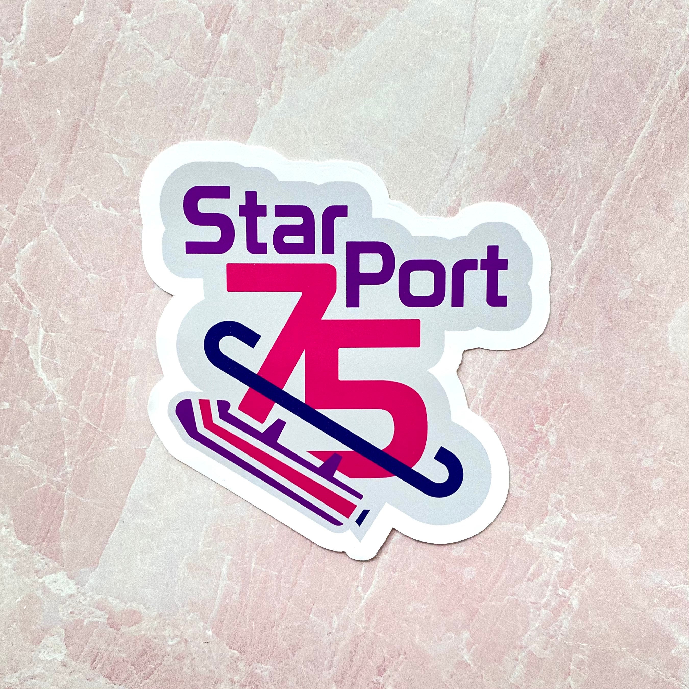 Starport 75 Space Mountain Cute Vinyl Small Sticker Design - Etsy