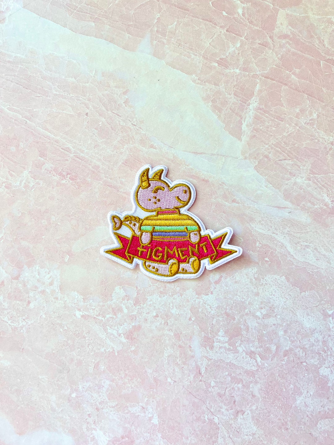 Figment Epcot Disney Attraction Inspired Cute Embroidered Iron on ...