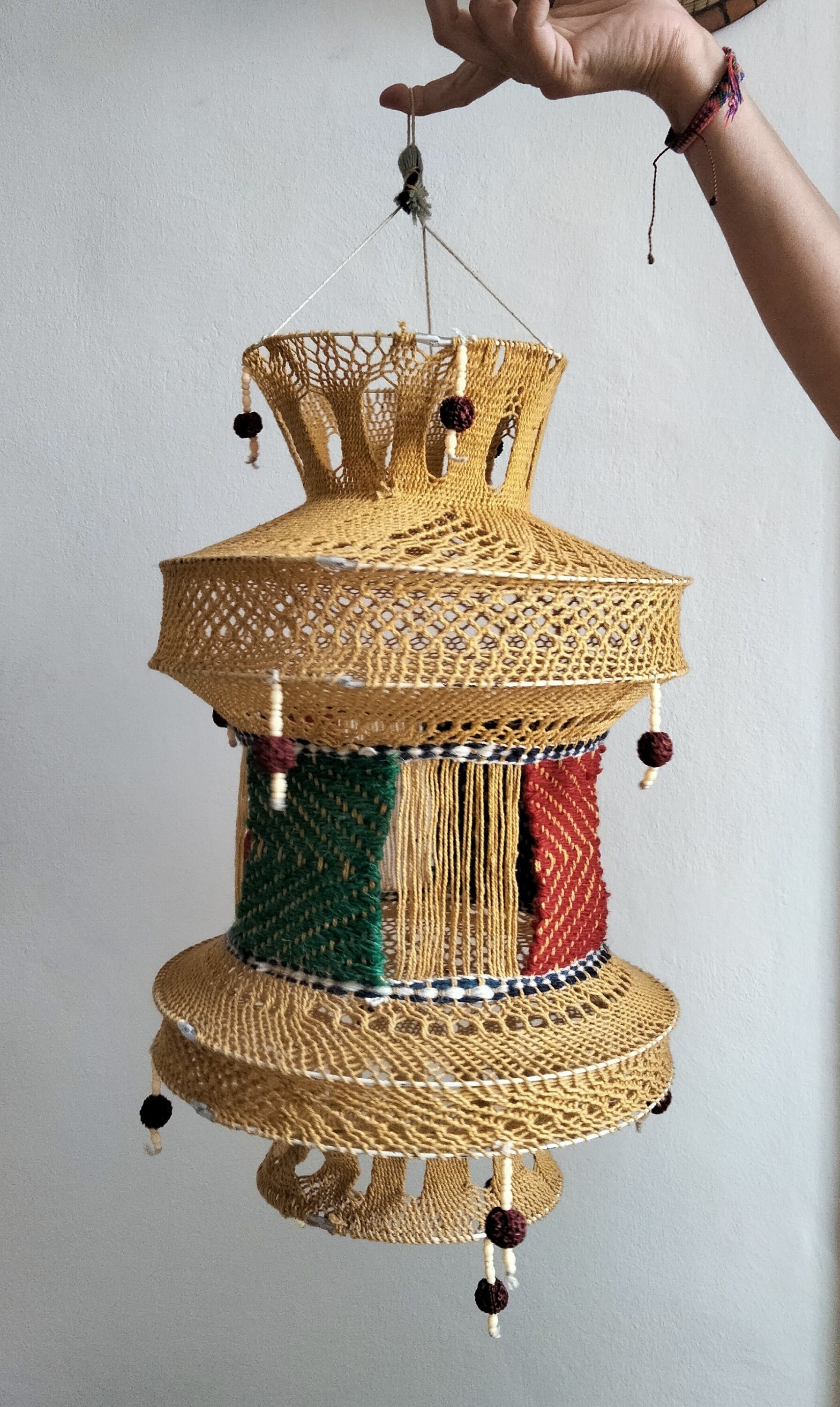 Indian Macramé Wall Decoration - Etsy