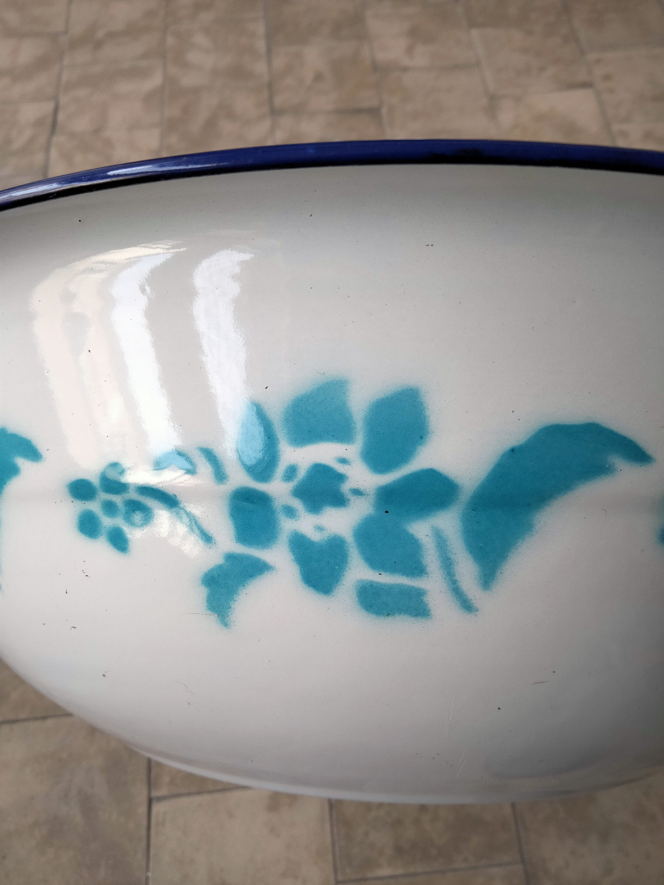 Enamelware Wash Basin - Etsy