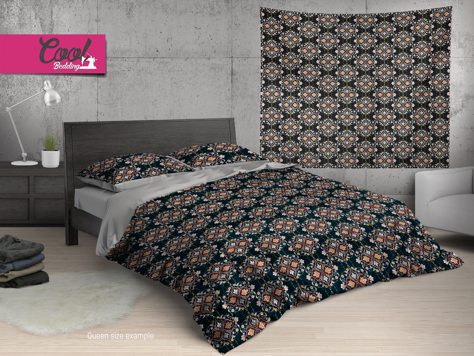 Vintage Bedding Victorian Duvet Cover Set Retro Bedding Set | Etsy